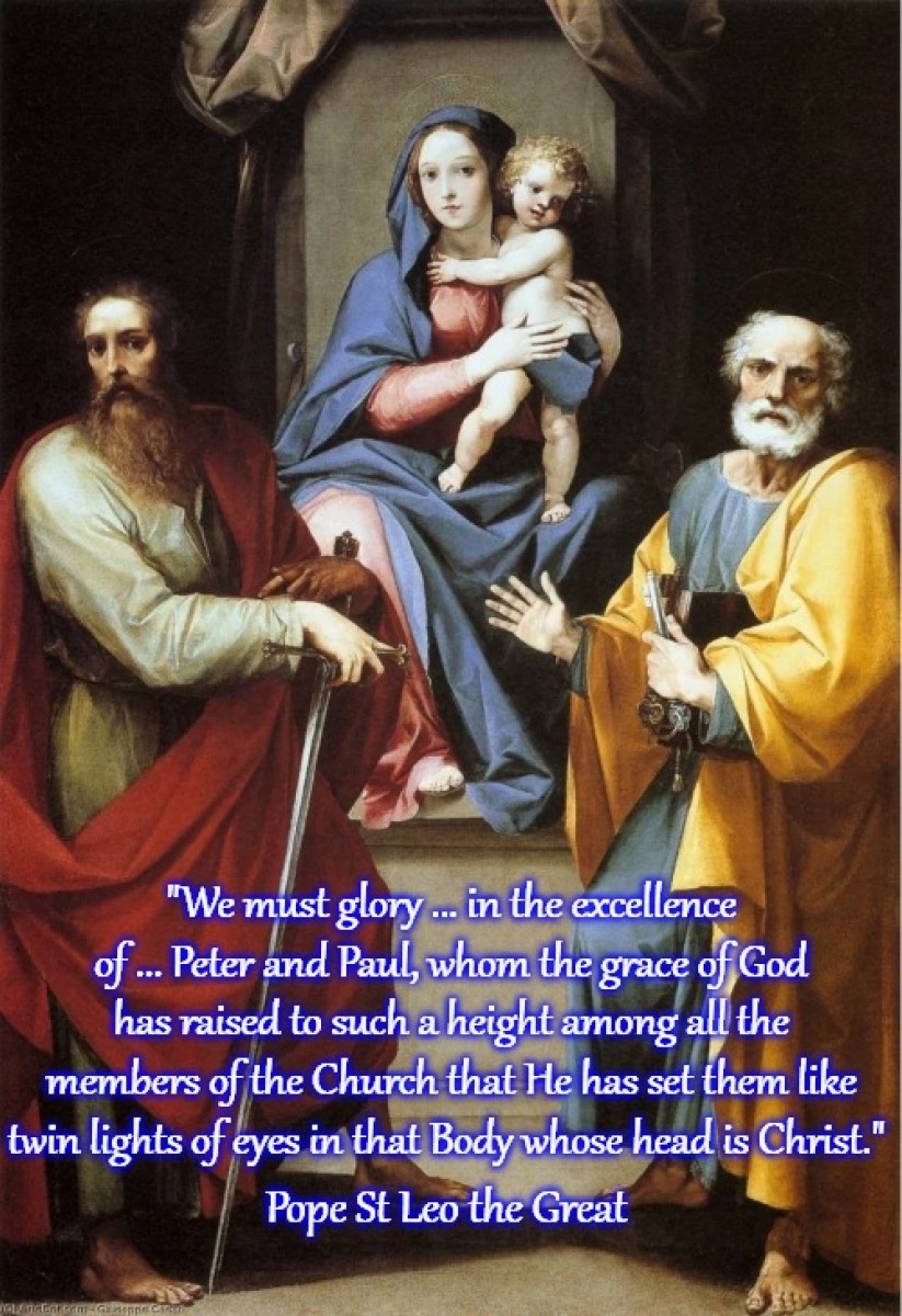 Solemnity of Saints Peter & Paul - 29 June 2025